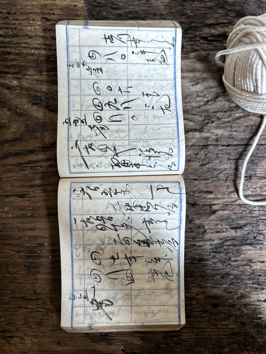 Early 20th Century Japanese accounting book with calligraphy – The Old ...