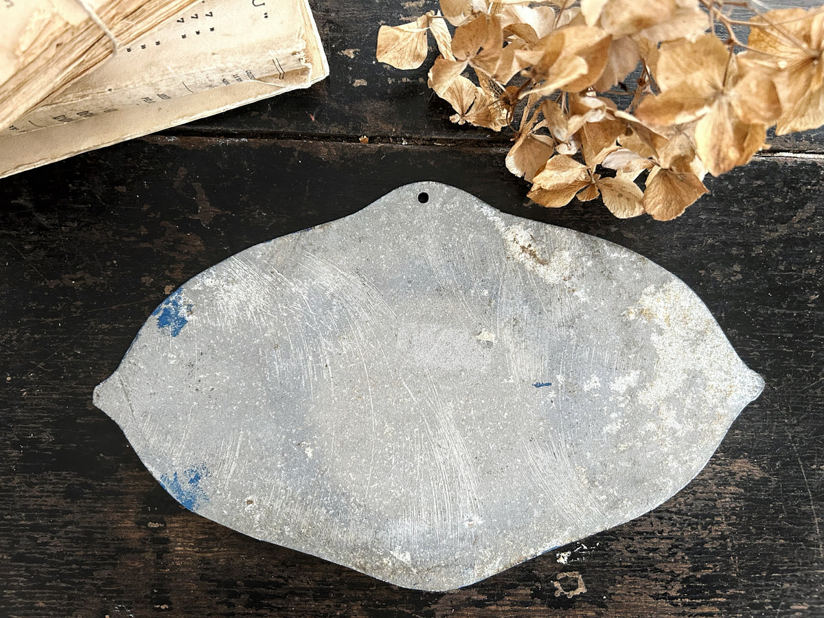 Blue metal French Agricultural competition award sign plaque – The Old ...