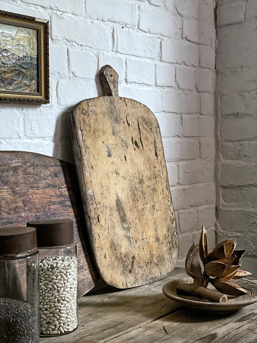 A Vintage Rustic Wooden European Bread Serving Board – The Old Potato Store