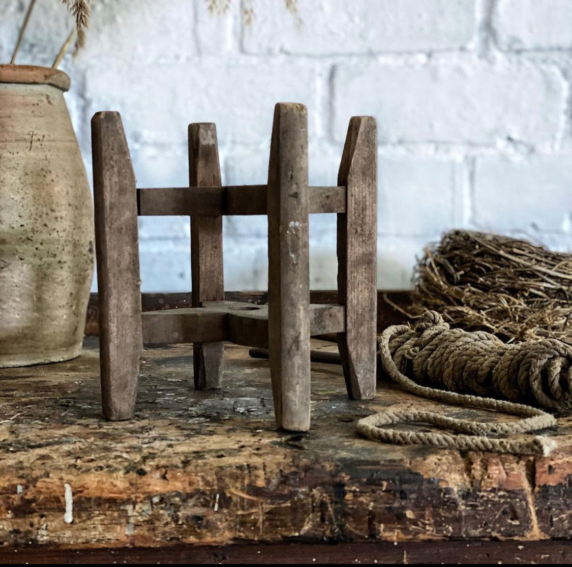 Vintage Japanese Wooden Spool – The Old Potato Store